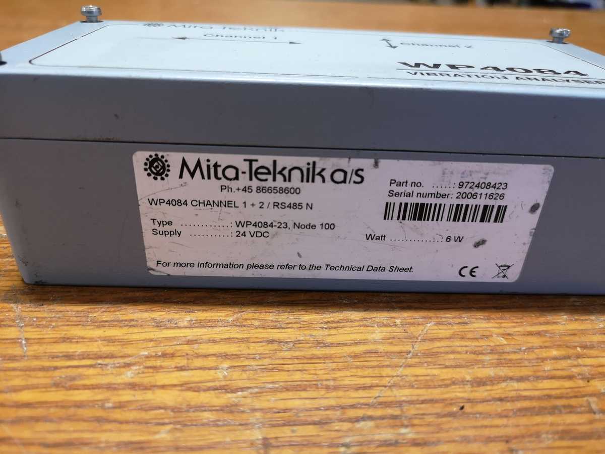 Mita-Teknik Vibration analiser WP4084 | Laitetori.com